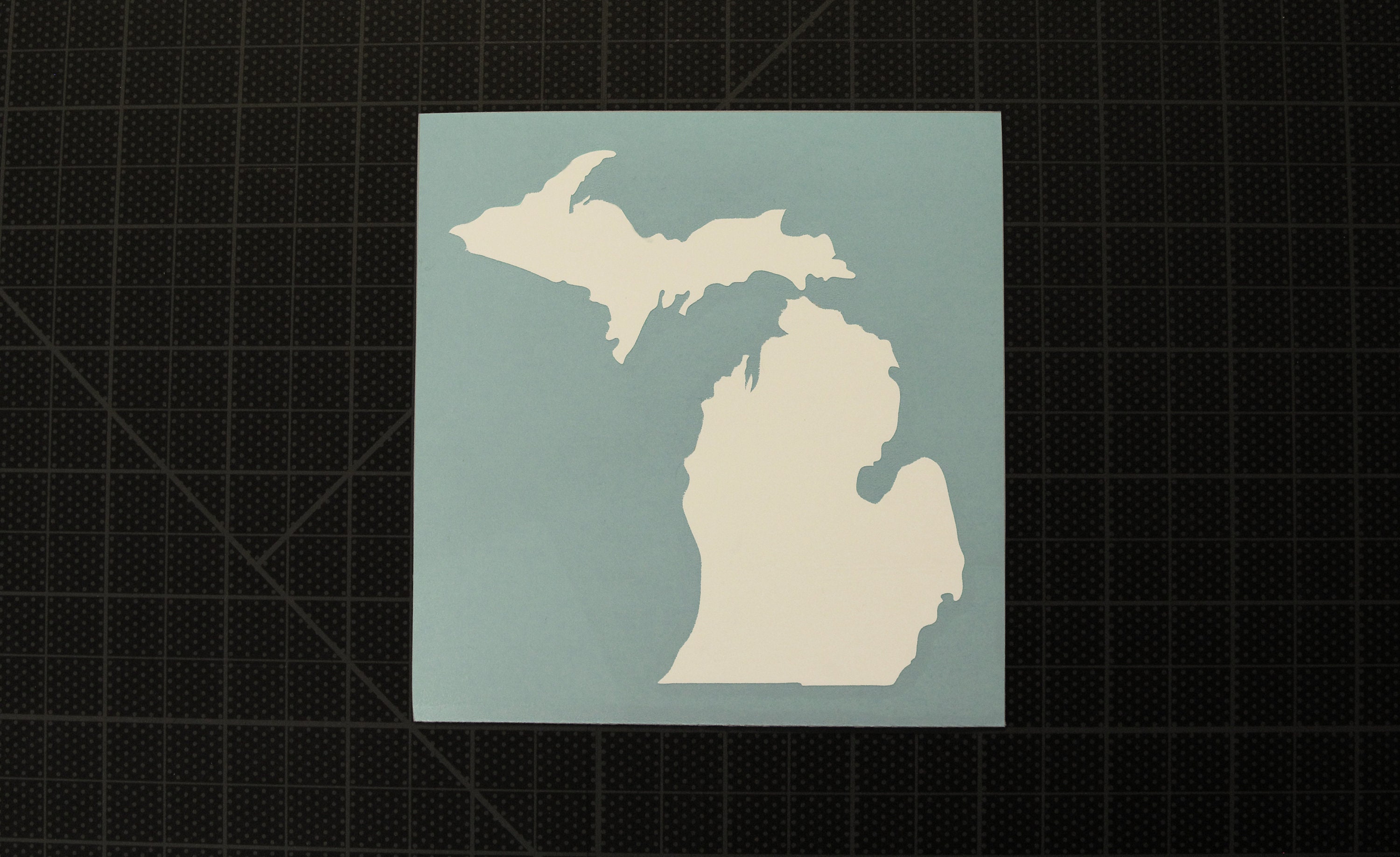 Michigan Car Decal Lake Michigan Michigan Mitten Decal | Etsy