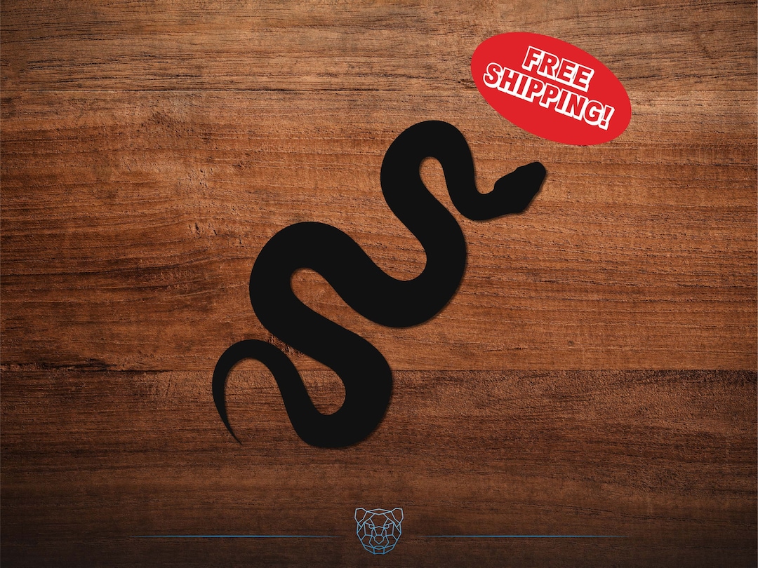 Snake Vinyl Decal - Multiple Colors and Sizes Available - Snake Sticker ...