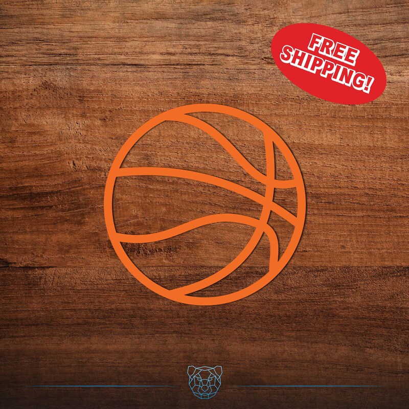 Basketball Decal - Etsy
