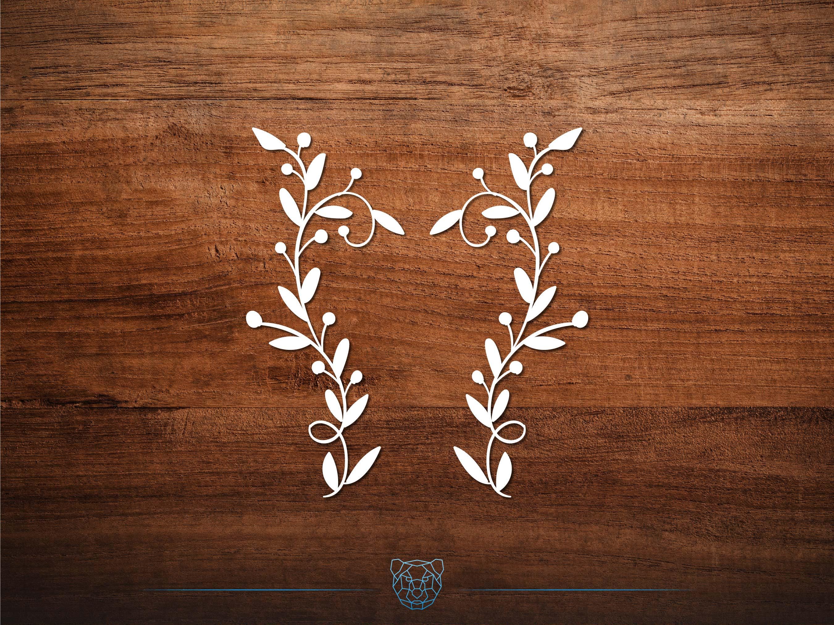 Vines Vinyl Decal - Choose Your Color and Size - Etsy