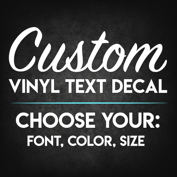 Vinyl Car Decals - Etsy