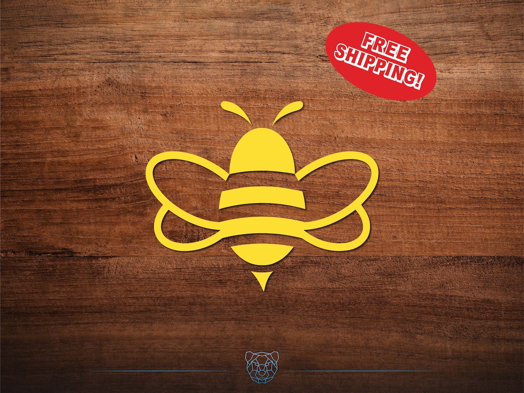 Bumblebee Vinyl Decal - Multiple Colors and Sizes - Honey Bee Decal ...