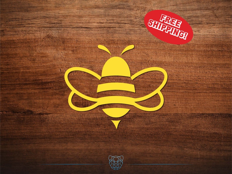 Bumblebee Vinyl Decal Multiple Colors and Sizes Honey Bee Decal, Cute ...