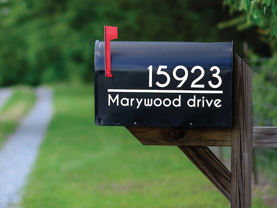 Custom Mailbox Name And Address For Signs
