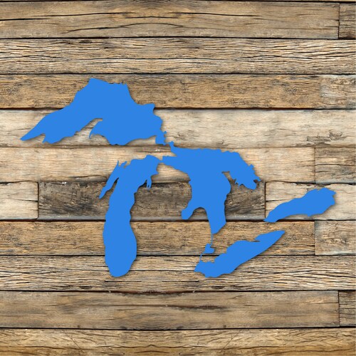 Michigan Great Lakes Decal Great Lakes Car Decal Multiple - Etsy