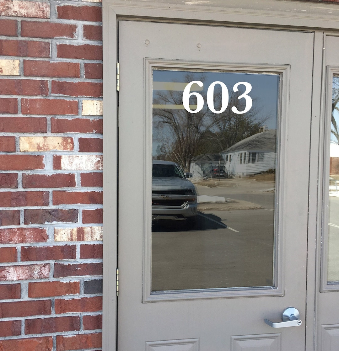 Address Decal, House Number Decal, Street Address Decal, Front Door ...