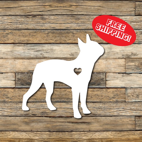 Boston Terrier Decal - Etsy