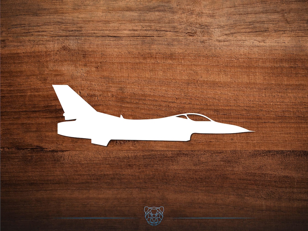 Flying Jet Vinyl Decal - Choose Your Color and Size - Etsy