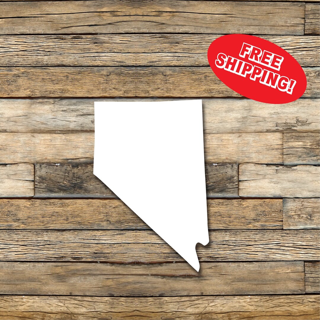Nevada Car Decal, Bumper Sticker, Multiple Sizes Available, Vinyl Car ...
