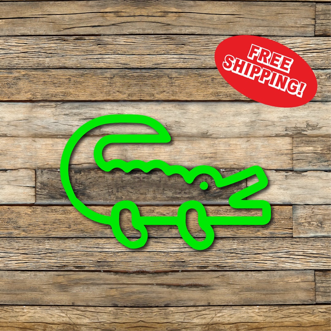 Alligator Decal - Multiple Colors and Sizes - Car Decal, Vinyl Decal ...