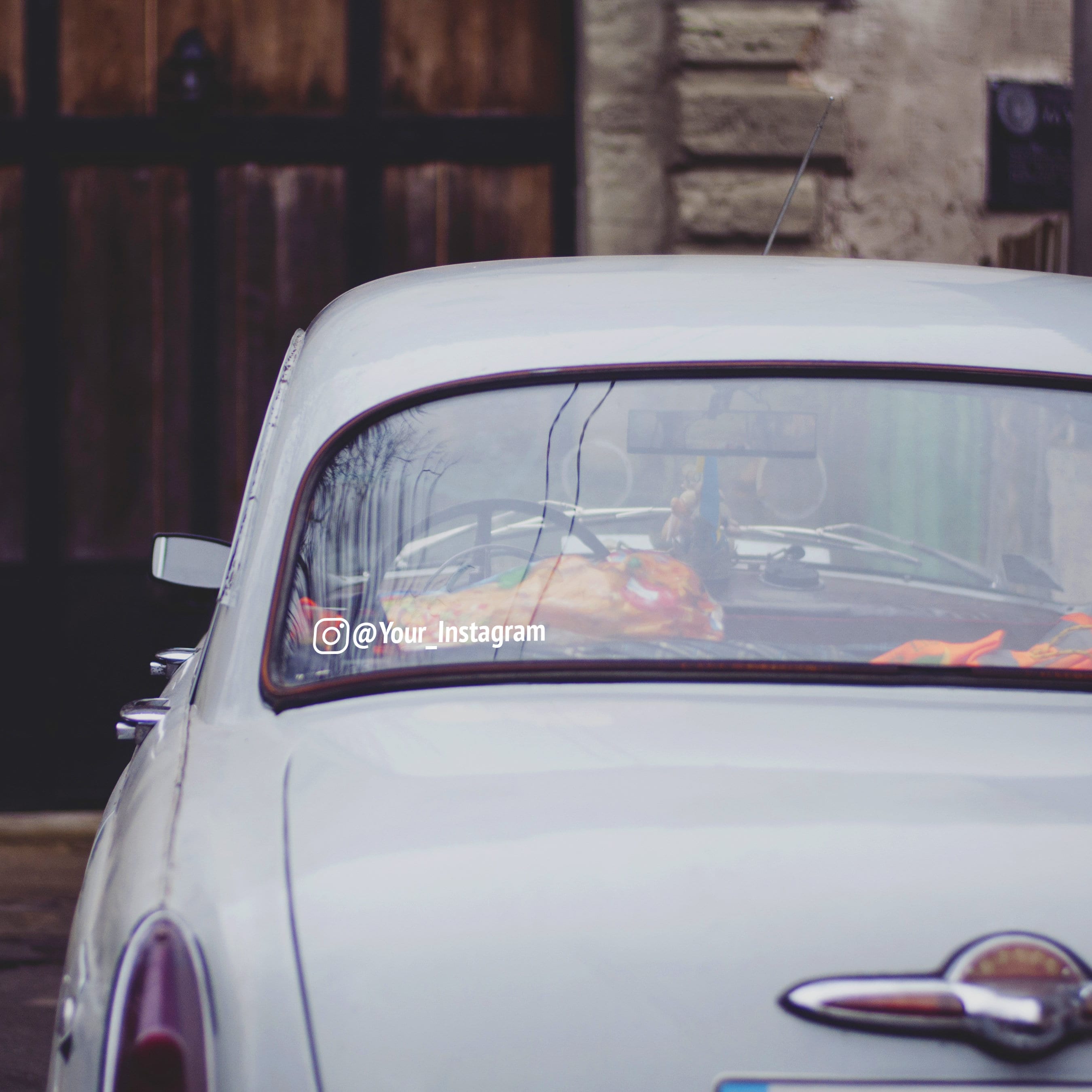 Instagram Decal Instagram Car Decal Window Decal - Etsy