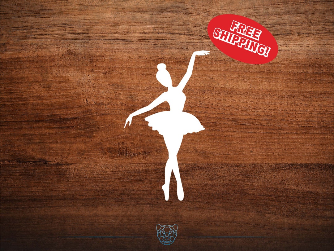 Ballerina Vinyl Decal - Multiple Colors and Sizes, Dancer - Etsy