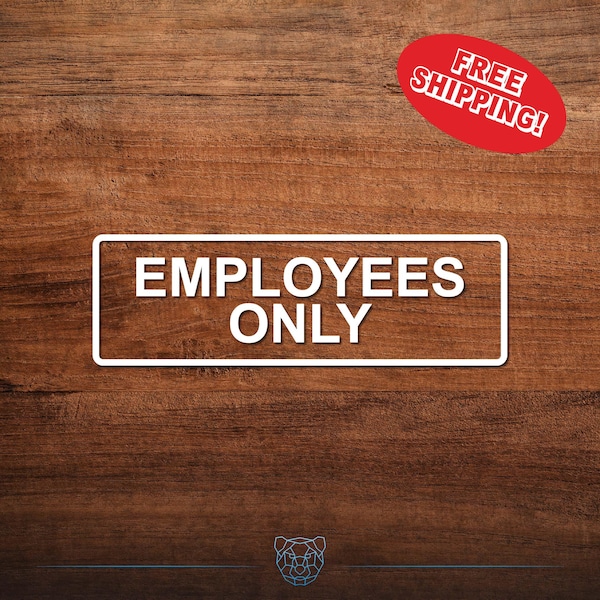 Employees Only Sign - Etsy
