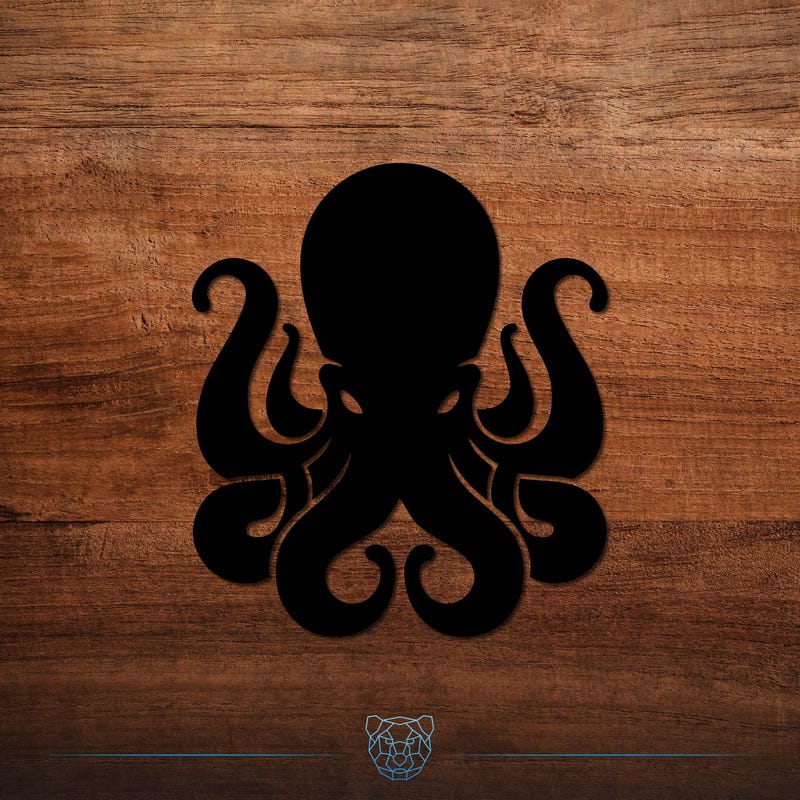 Octopus Wall Decal - Etsy