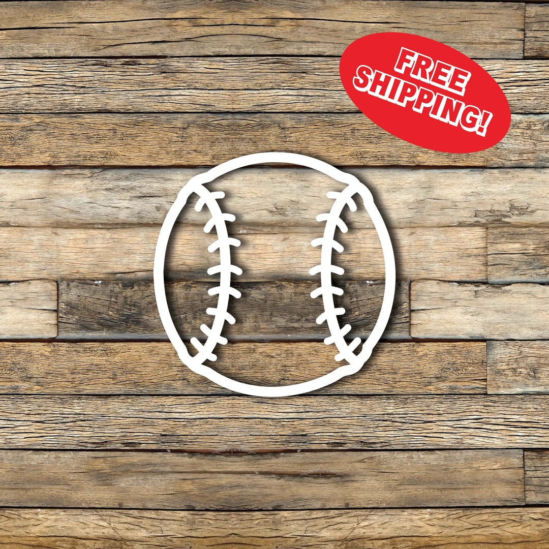 Baseball Vinyl Decal Multiple Colors and Sizes Sports - Etsy