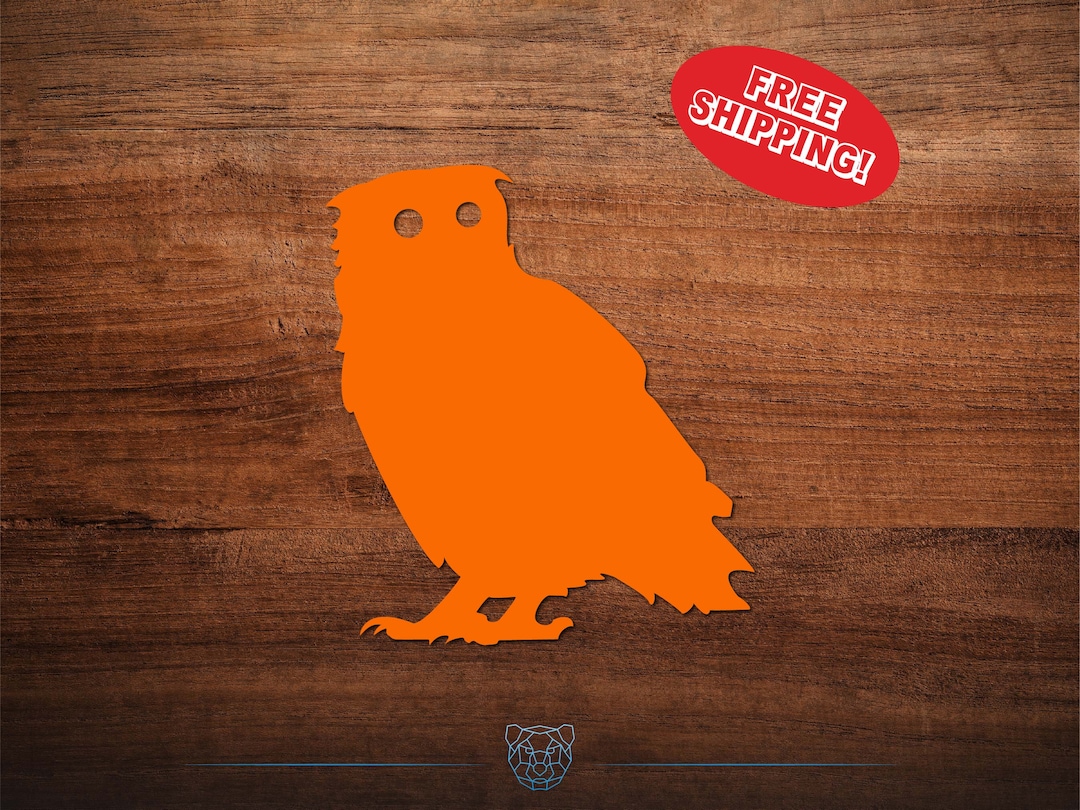 Owl Vinyl Decal - Multiple Colors and Sizes - Bird Watchers Car Decal ...