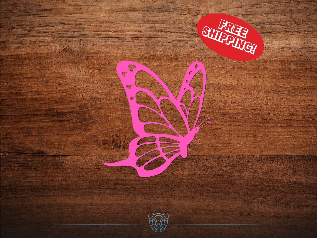 Butterfly Vinyl Decal - Multiple Colors and Sizes - Etsy