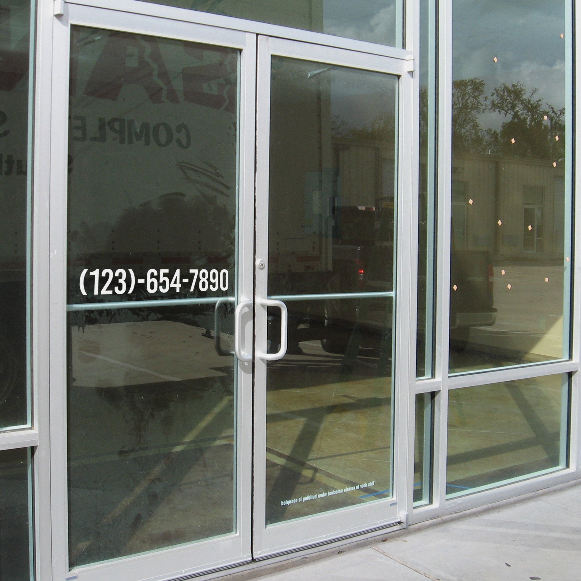 Phone Number Vinyl Decal - Customized - Choose Your Font, Color, and ...