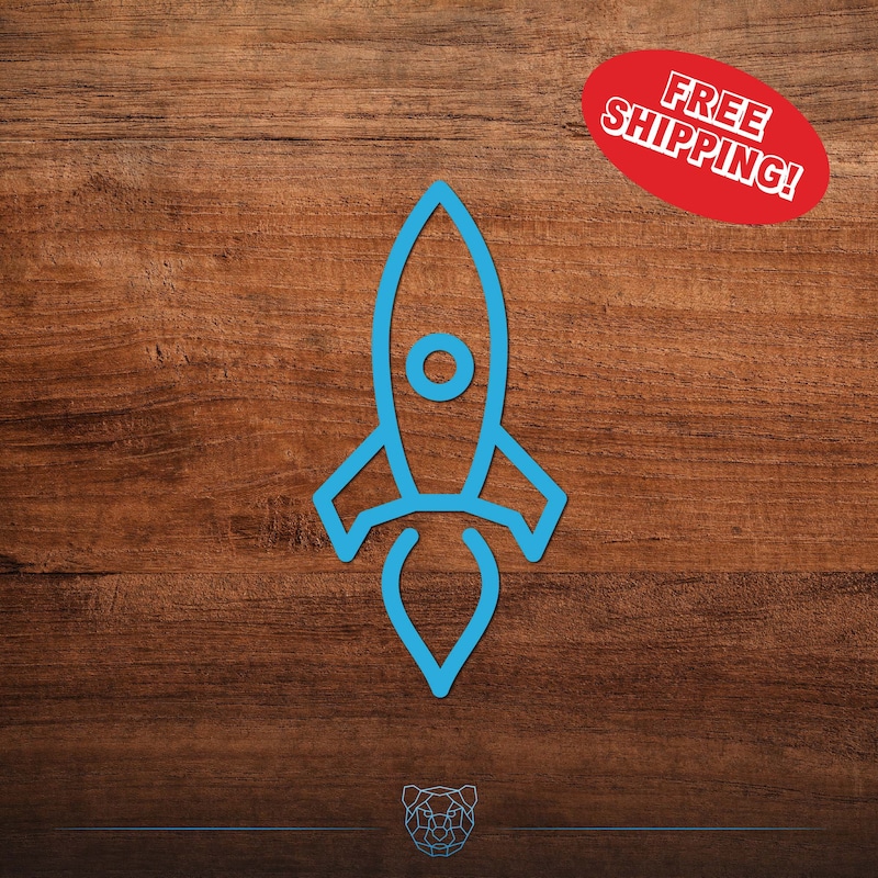 Pink Rocket Ship - Etsy