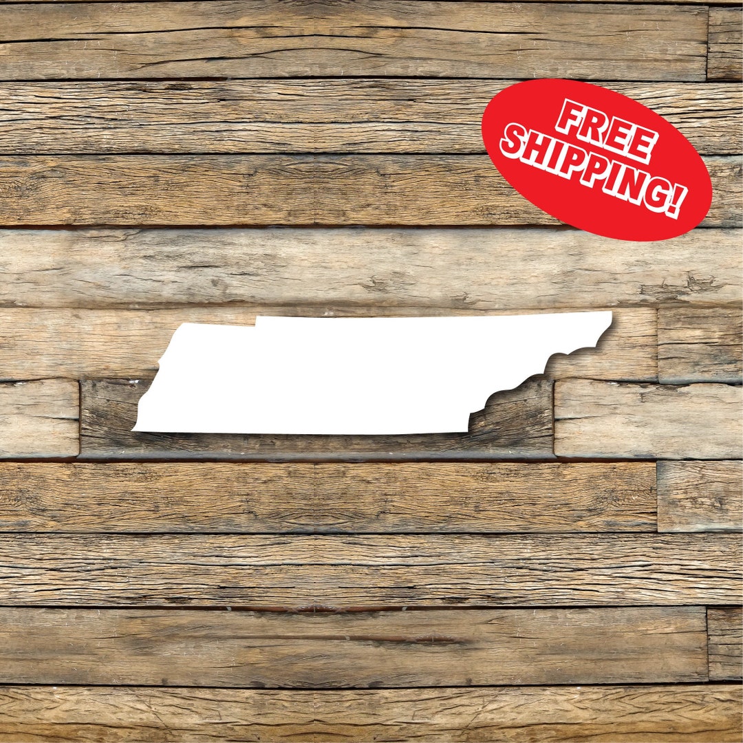 Tennessee Car Decal, Tennessee Bumper Sticker, Multiple Sizes and ...