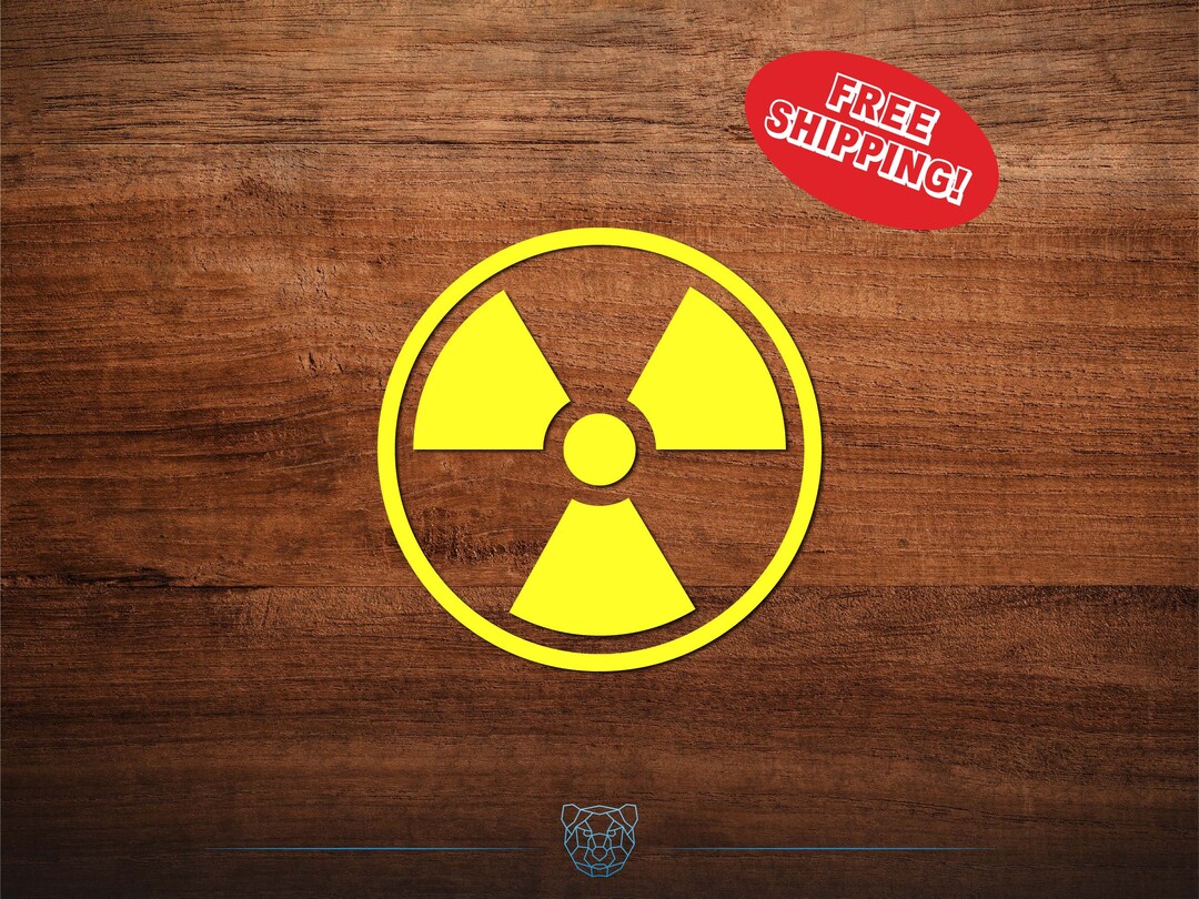 Nuclear Decal, Radiation Decal, Fallout Shelter Vinyl Decal - Etsy
