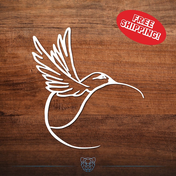 Humming Bird Car Window Sticker - Etsy