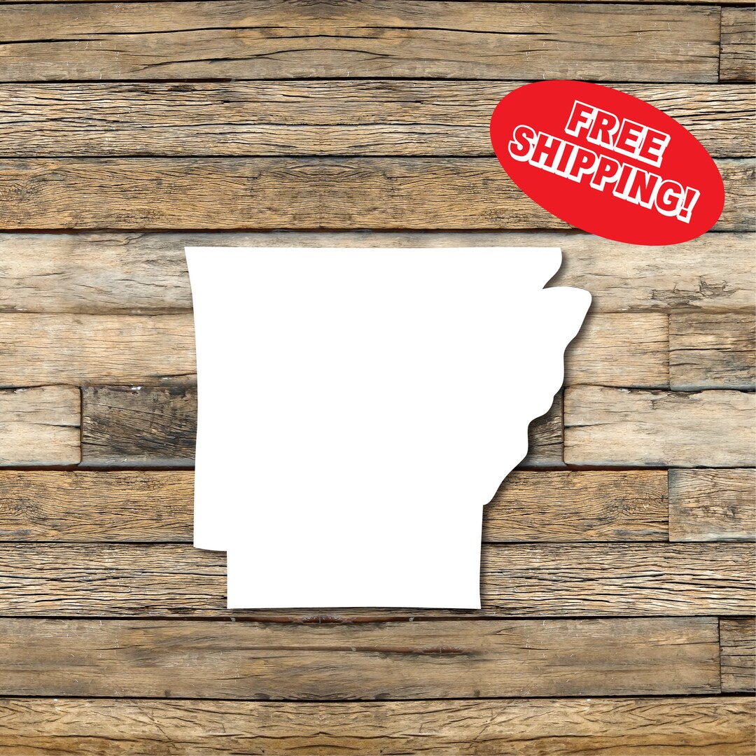 Arkansas Car Decal, Bumper Sticker, Multiple Sizes Available, Vinyl Car ...