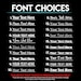 Custom Decals Choose Your Font, Color, Size Custom Vinyl Text Decals ...