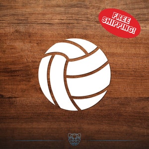 Volleyball Vinyl Decal - Multiple Colors and Sizes - Sports Decals ...