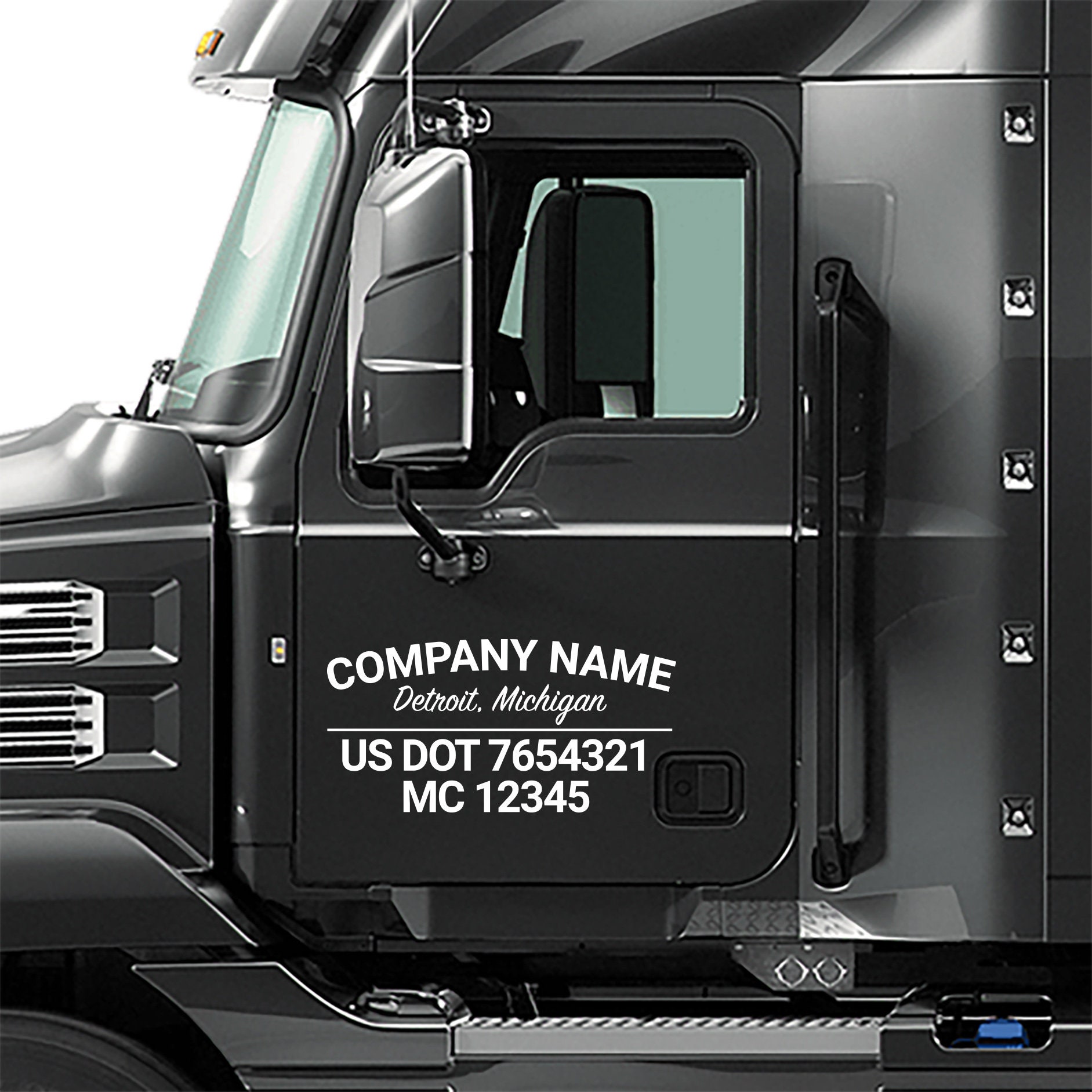 US DOT Decal, Trucking Company Decal - Multiple Colors and Sizes ...