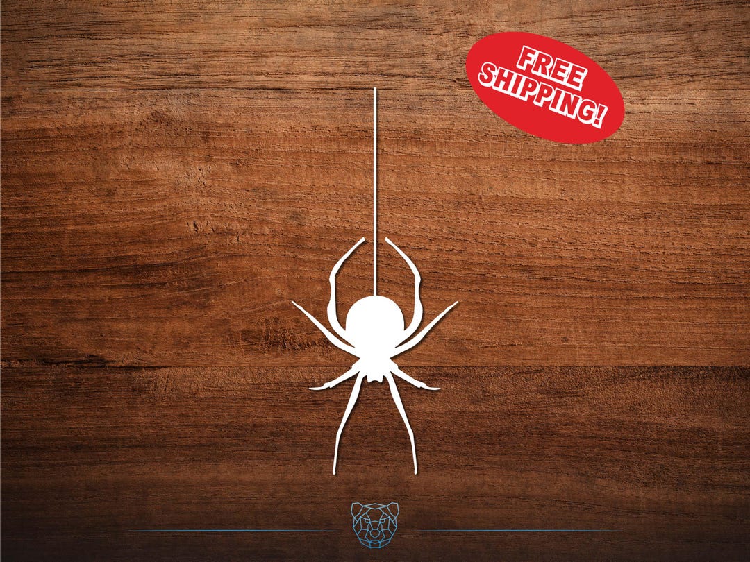 Spider Vinyl Decal - Choose Your Color and Size - Etsy