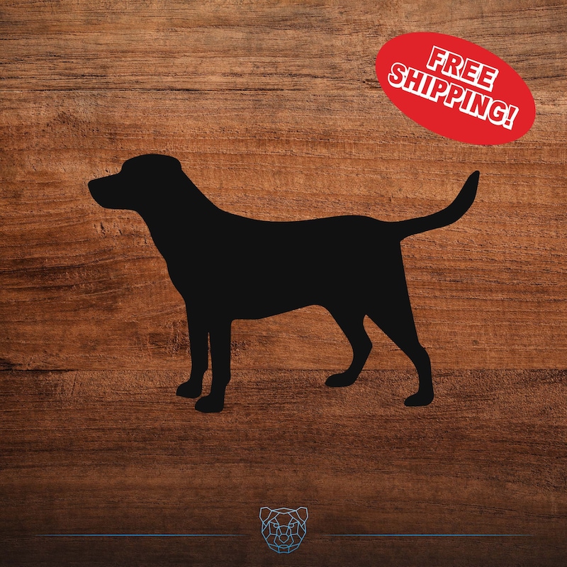 Vinyl Lab Dog Car Decal - Etsy