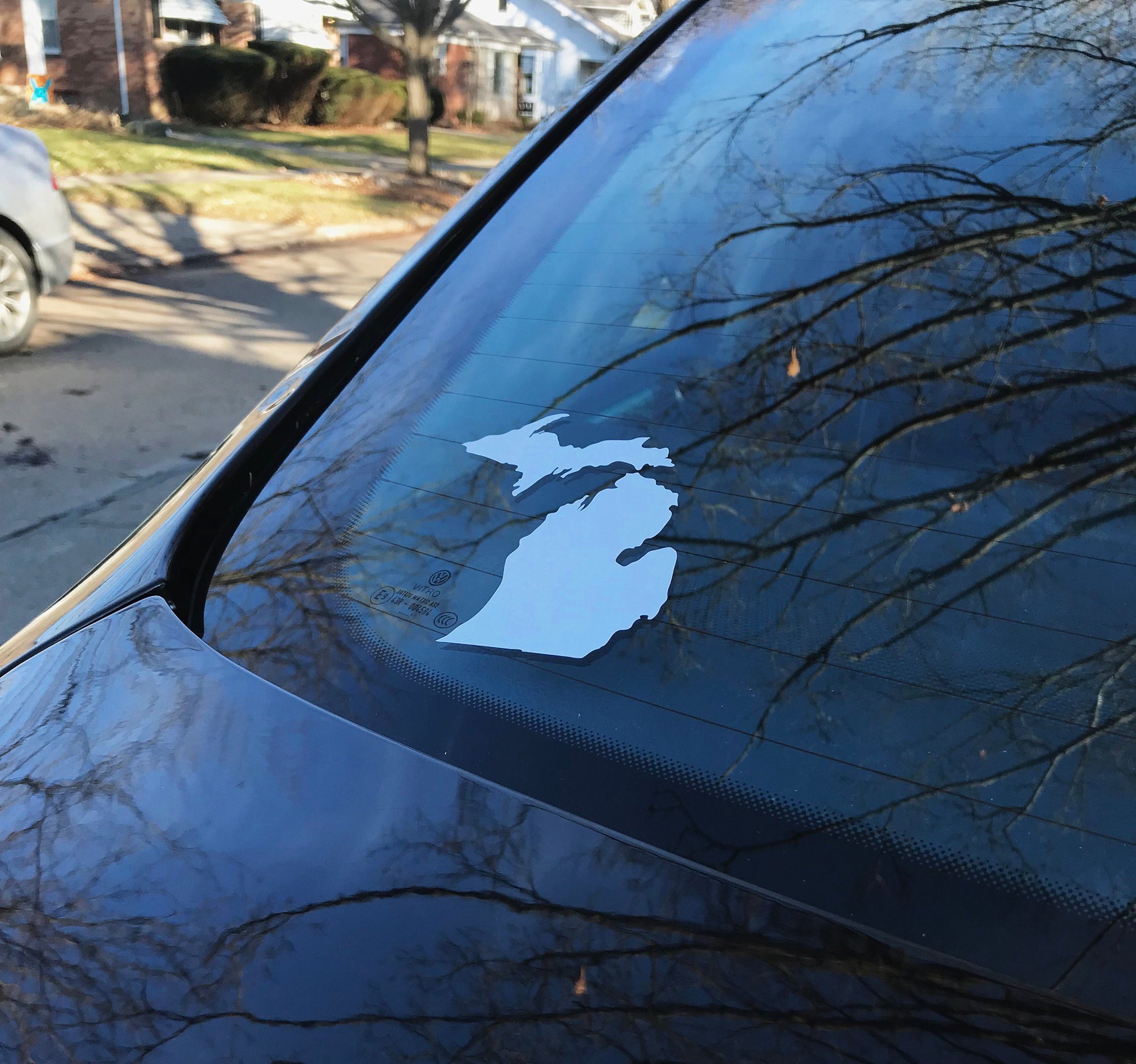 Michigan Car Decal, Lake Michigan, Michigan Mitten Decal, Vinyl Decal ...