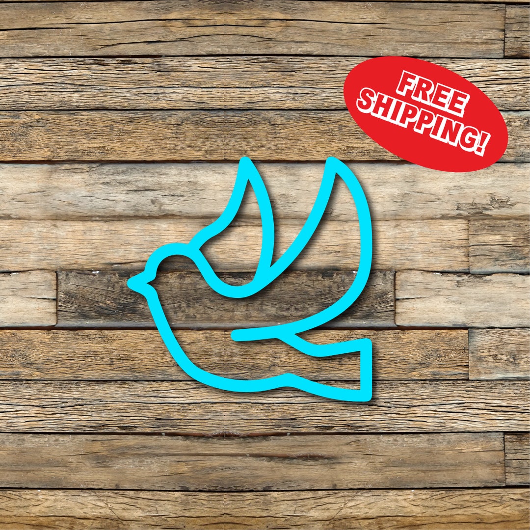 Dove Vinyl Decal, Blue Bird - Multiple Colors and Sizes Available - Etsy