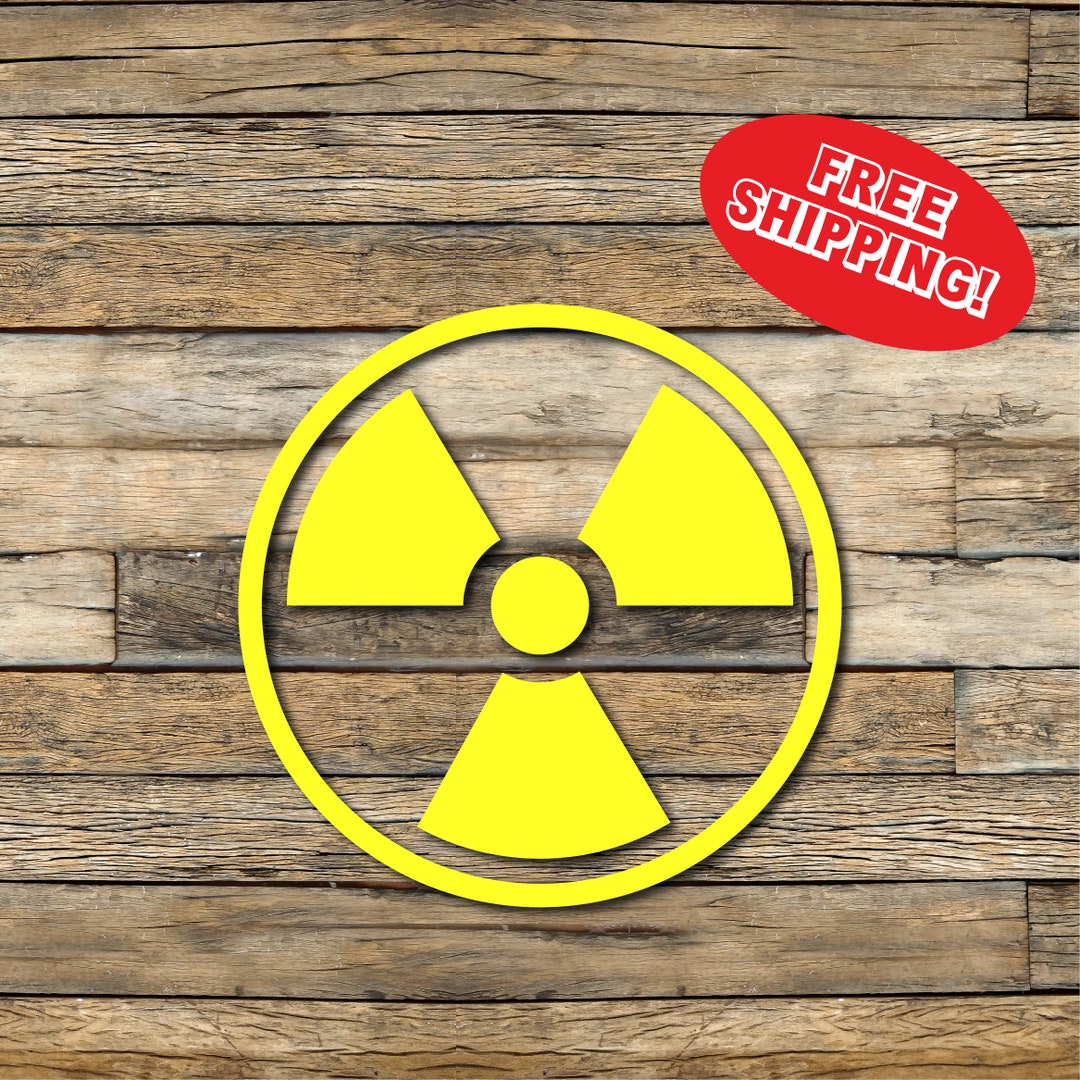 Nuclear Decal Radiation Decal Fallout Shelter Vinyl Decal - Etsy