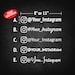 Instagram Decal, Instagram Car Decal, Window Decal, Instagram Business ...