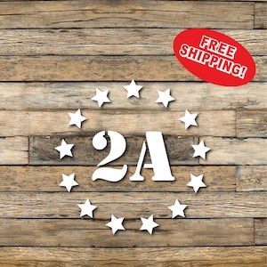 2A Decal - Second Amendment Decal - Multiple Colors and Sizes - Car ...