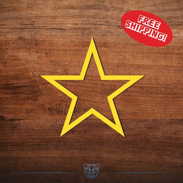 Star Wall Decal - Etsy