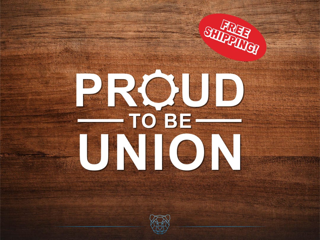 Union Vinyl Decal - Choose Your Color and Size - Etsy