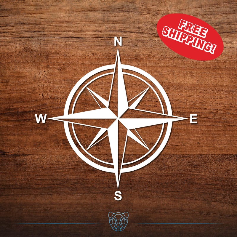 Off Road Sticker Compass - Etsy