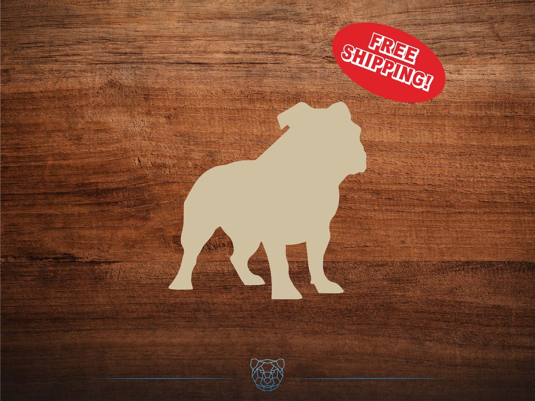 Bulldog Vinyl Decal - Multiple Colors and Sizes, Bulldog Sticker - Etsy