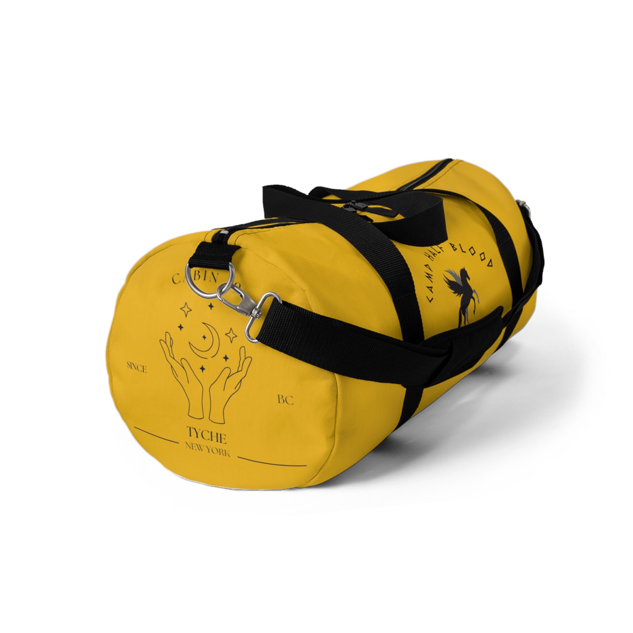 Percy Jackson Camp Half Blood Cabin 19 tyche Yellow Duffel - Etsy