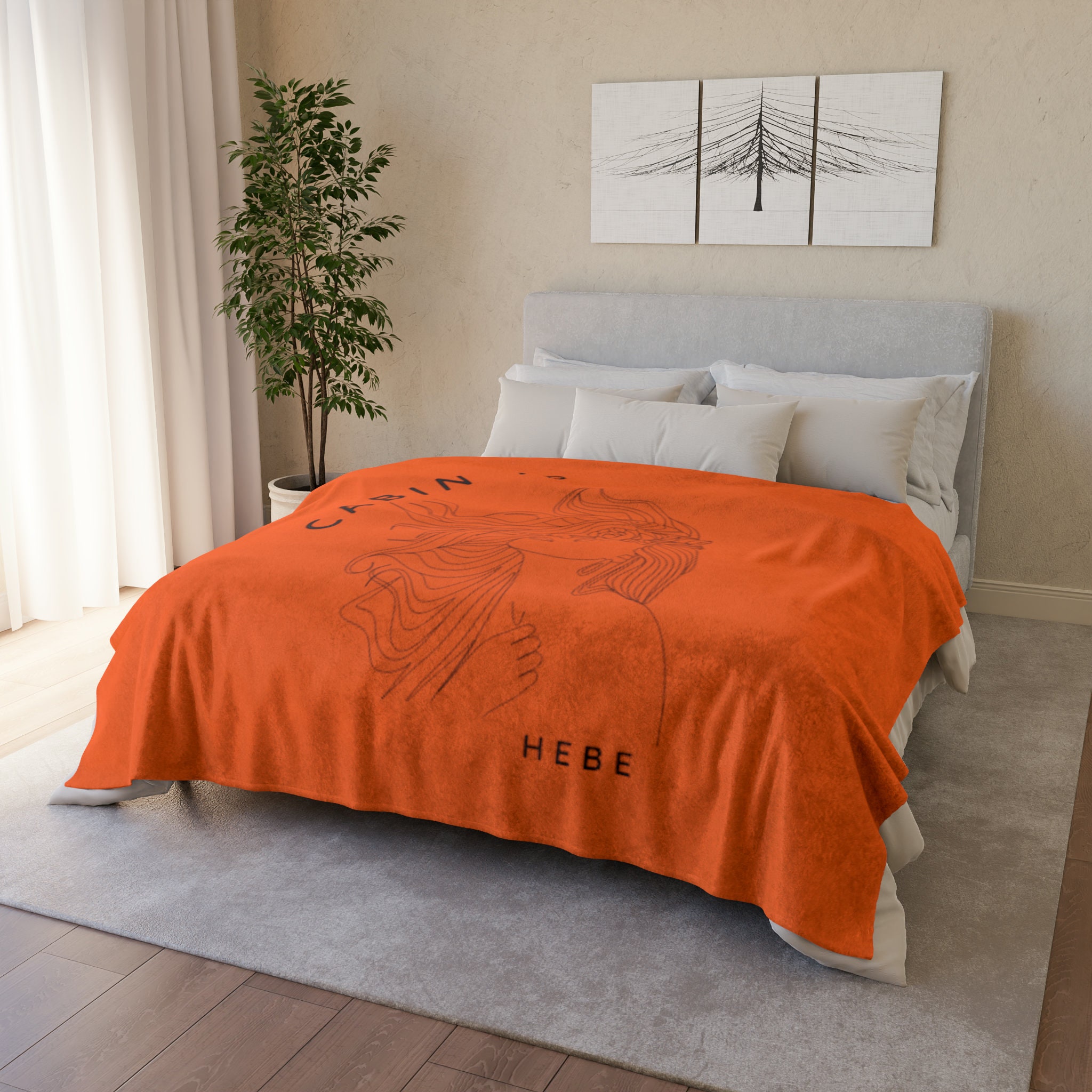 Percy Jackson Camp Half Blood Cabin 18 (hebe) Orange Soft Polyester ...