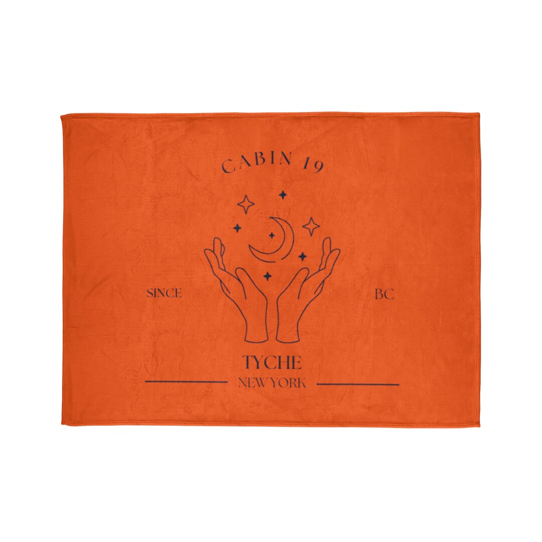 Percy Jackson Camp Half Blood Cabin 19 (tyche) Orange Soft Polyester ...