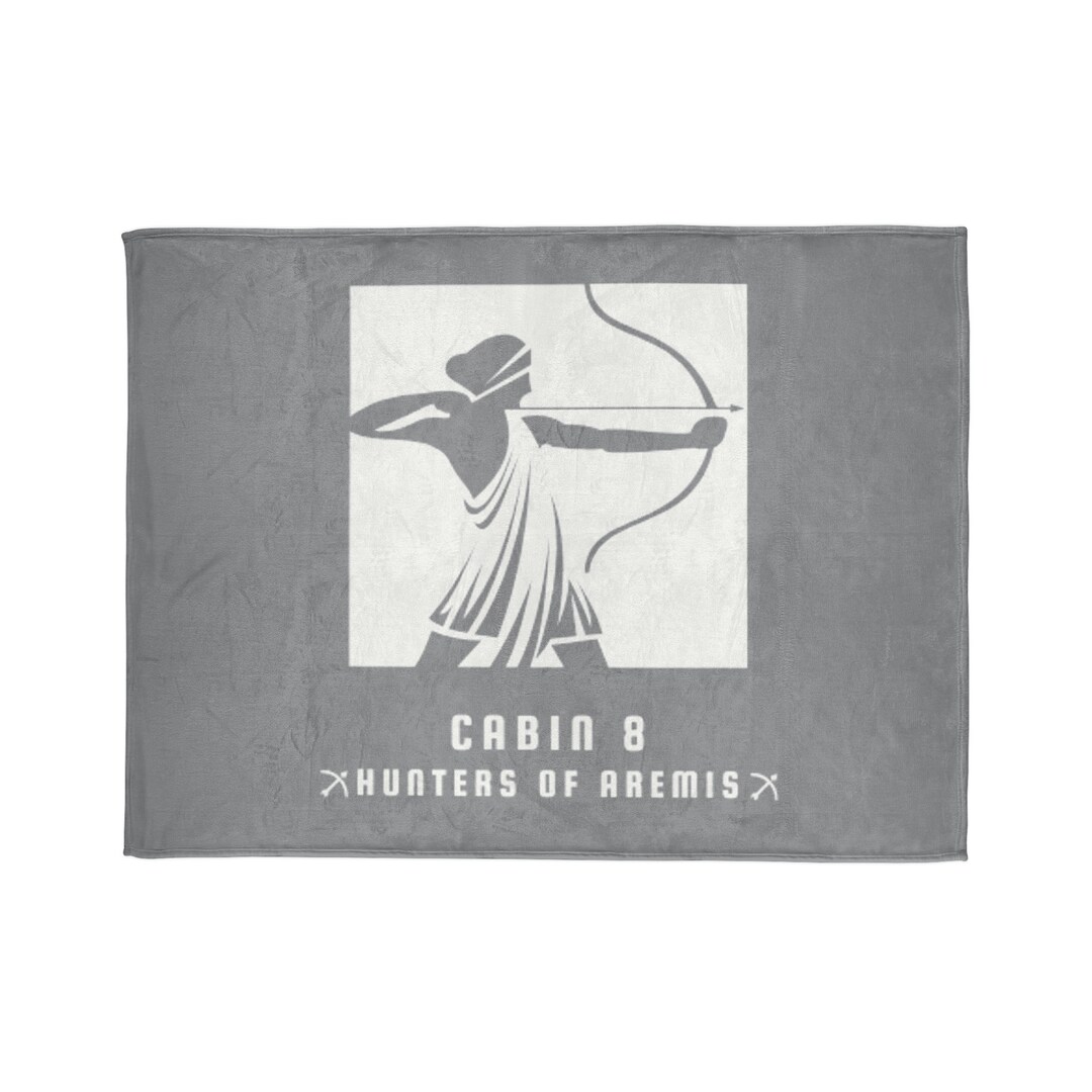 Percy Jackson Camp Half Blood Cabin 8 (hunters of Artemis) Grey Soft ...