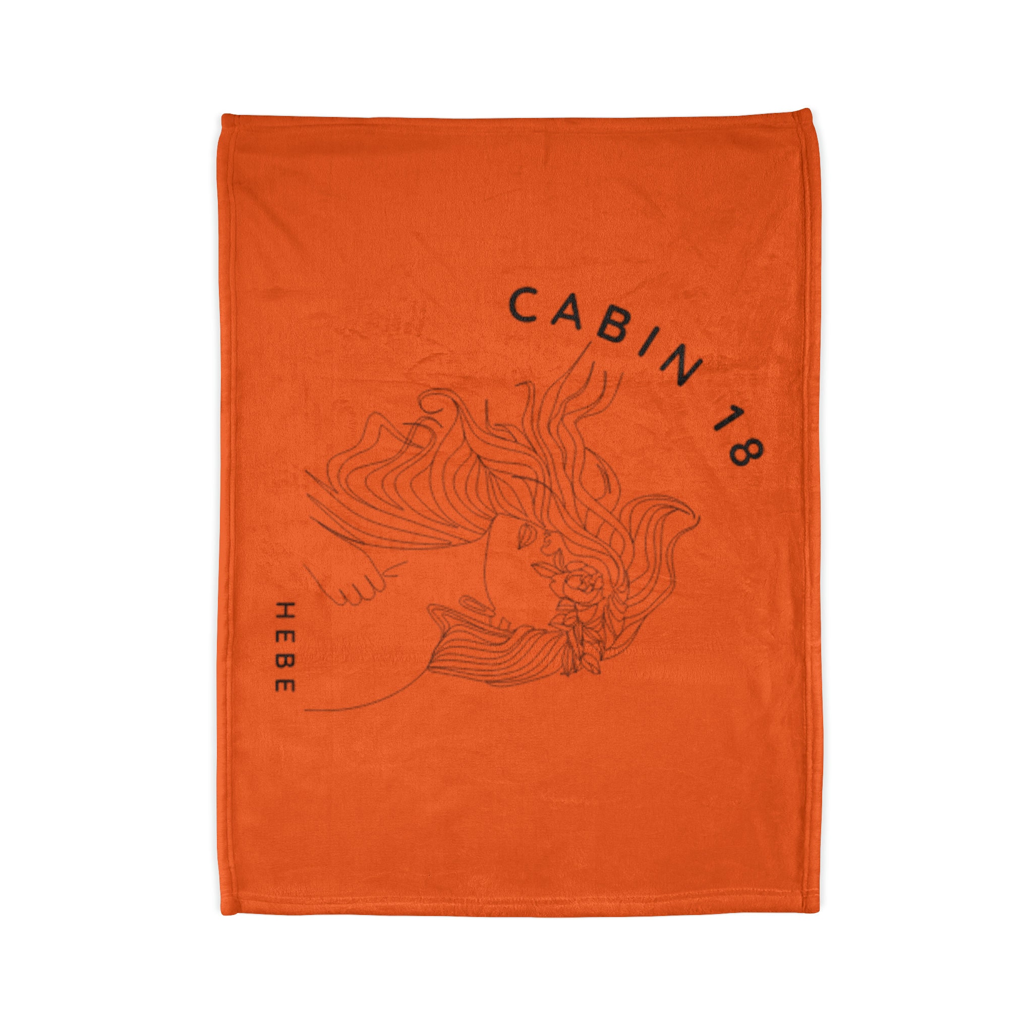 Percy Jackson Camp Half Blood Cabin 18 (hebe) Orange Soft Polyester ...