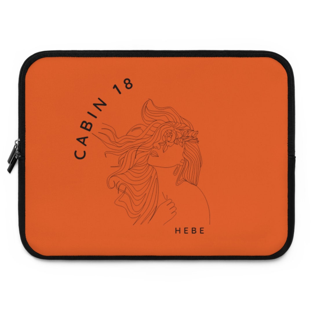 Percy Jackson Camp Half Blood Cabin 18 (hebe) Orange Laptop Sleeve - Etsy