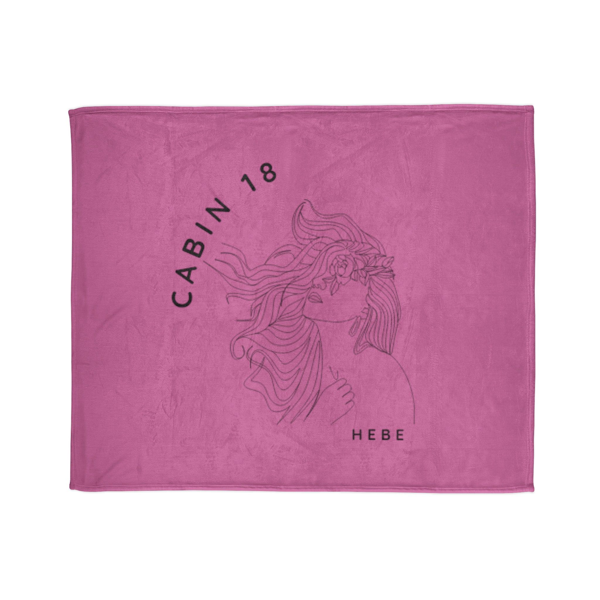 Percy Jackson Camp Half Blood Cabin 18 (hebe) Pink Soft Polyester ...