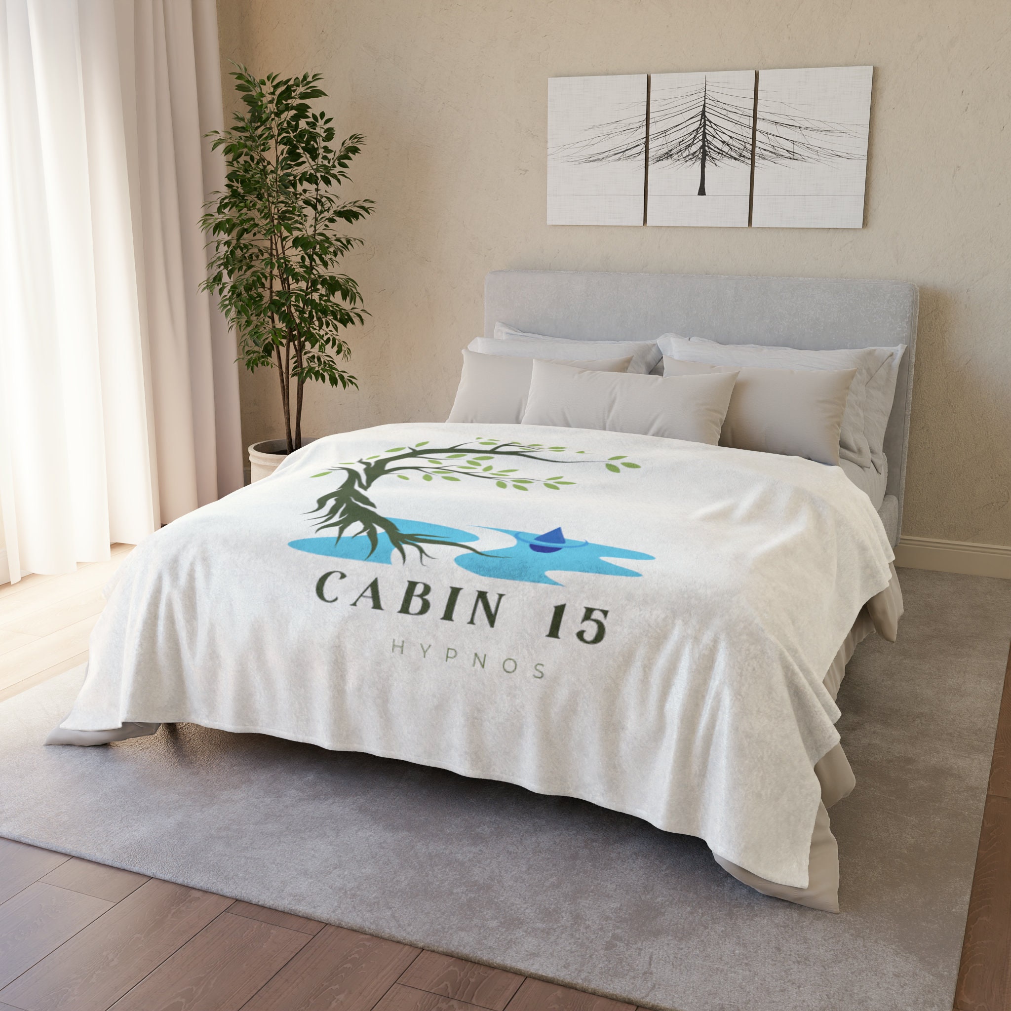 Percy Jackson Camp Half Blood Cabin 15 (hypnos) White Soft Polyester ...