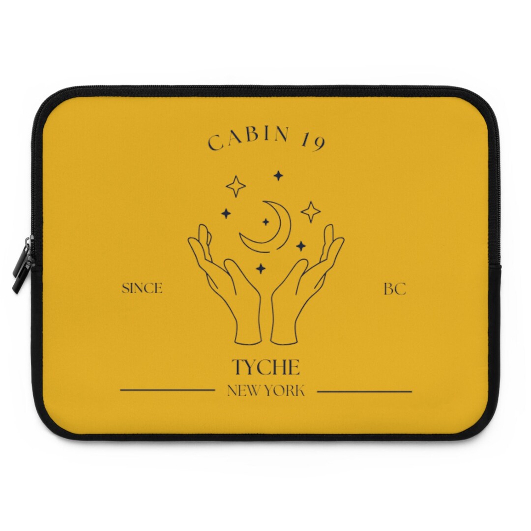 Percy Jackson Camp Half Blood Cabin 19 (tyche) Yellow Laptop Sleeve - Etsy